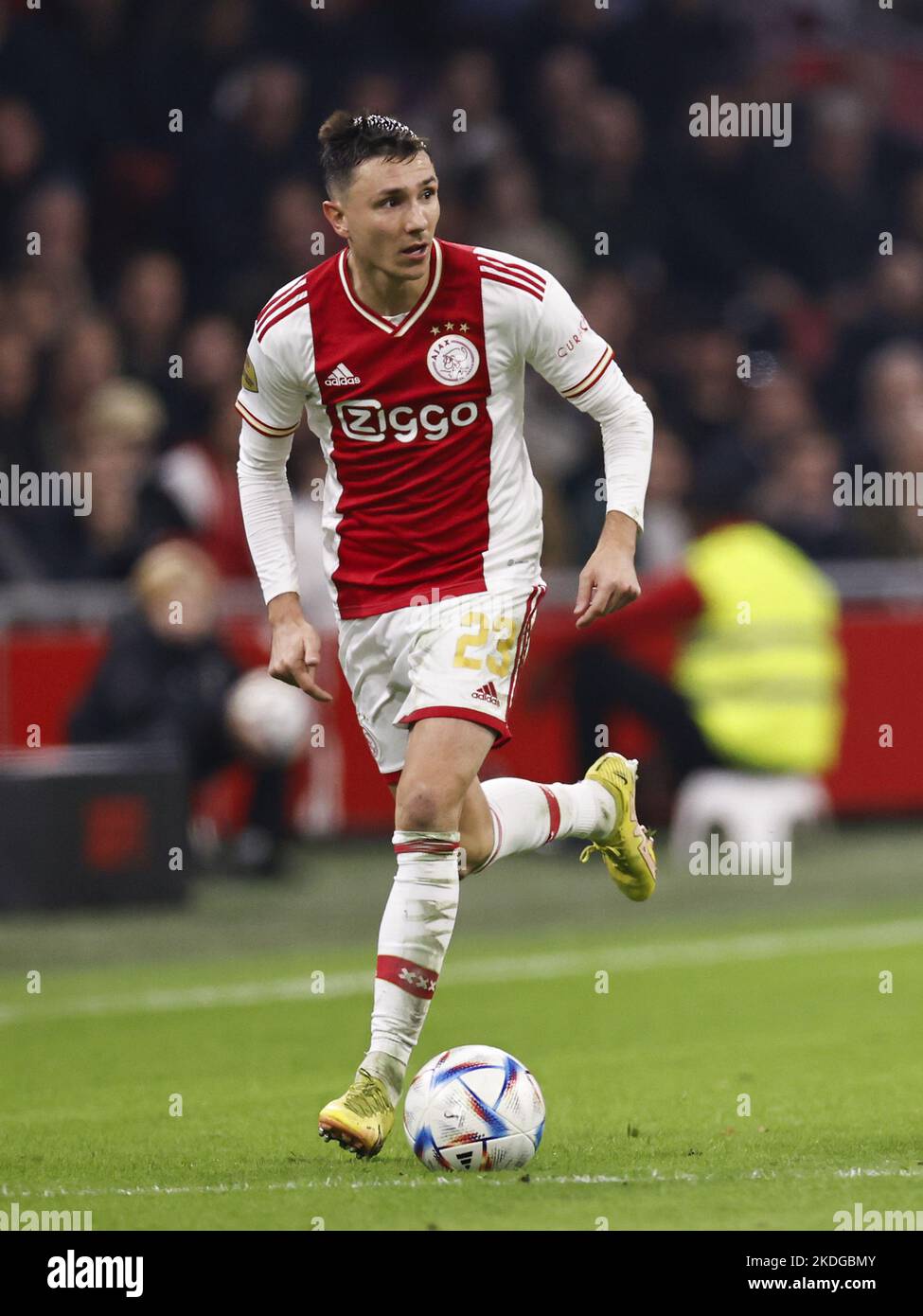 AMSTERDAM - Steven Berghuis di Ajax durante la partita olandese di ...