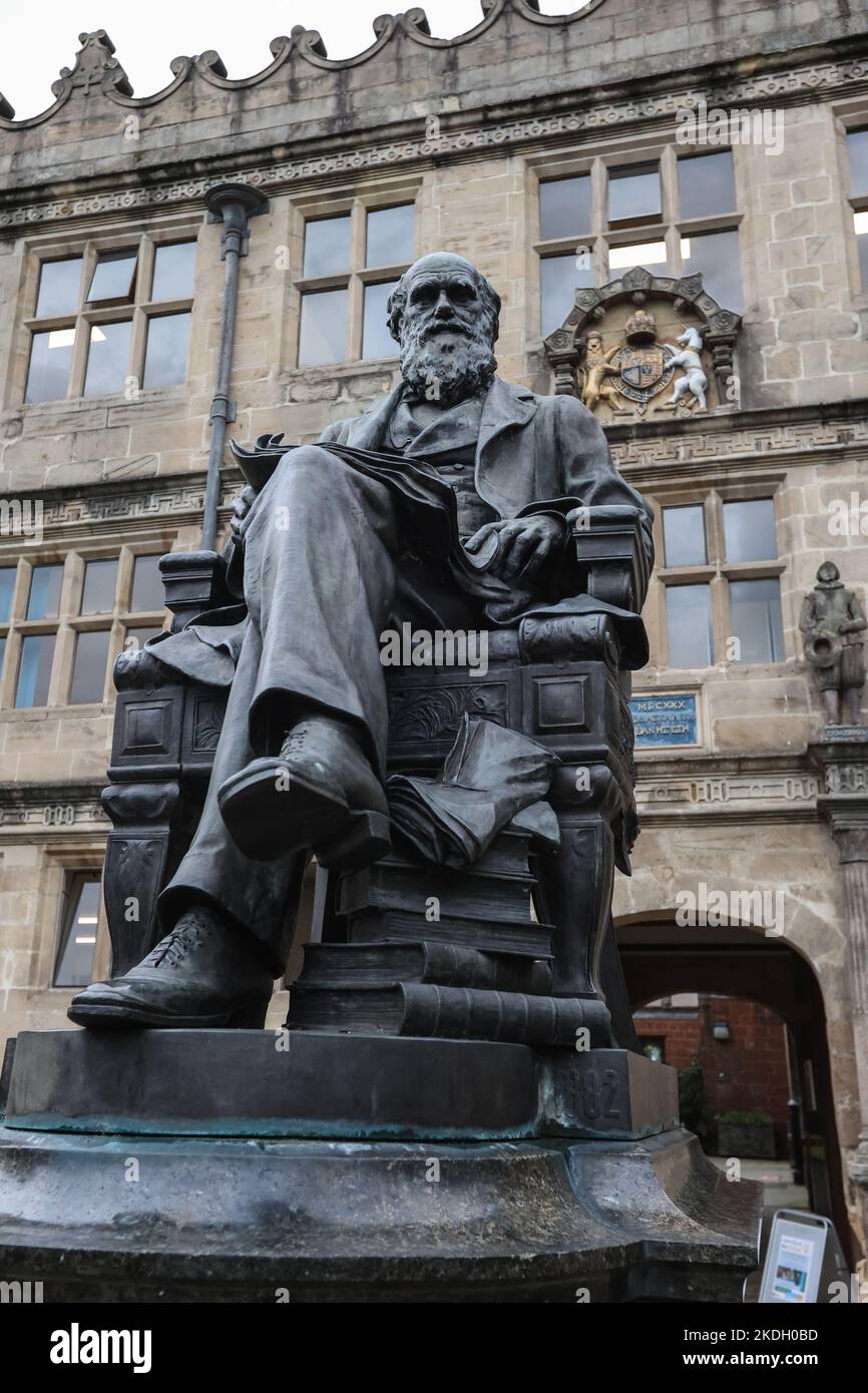 Biblioteca scolastica statua shrewsbury immagini e fotografie stock ad ...