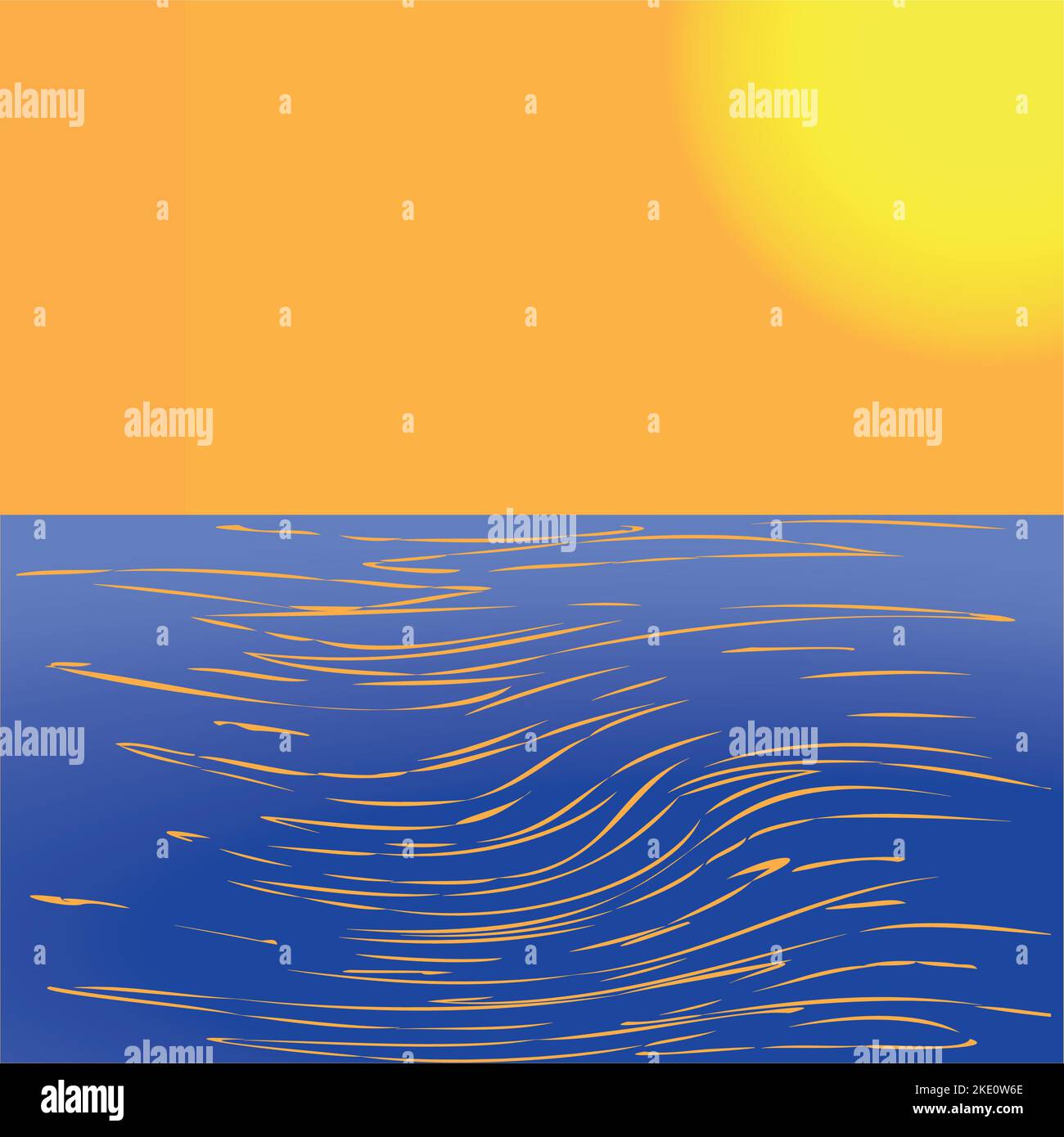 Riflessi del sole Immagini Vettoriali Stock - Alamy