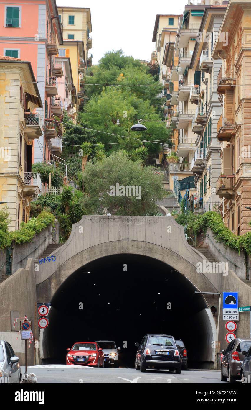 Galleria Lazzaro Spallanzani, la Spezia Foto stock - Alamy