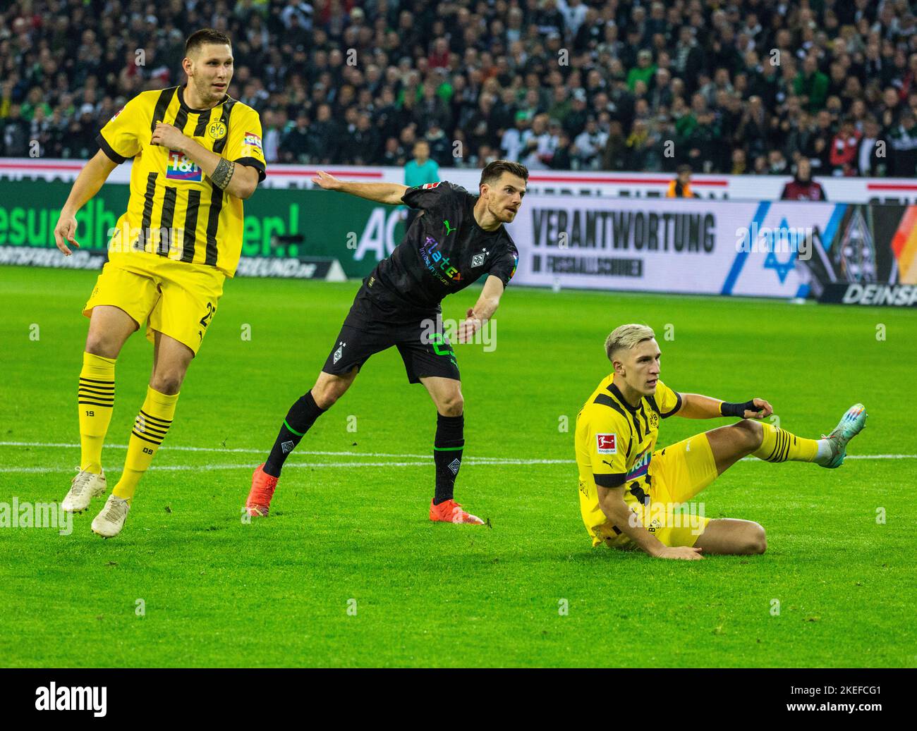 Sport, calcio, Bundesliga, 2022/2023, Borussia Moenchengladbach vs BVB Borussia Dortmund 4-2 ...