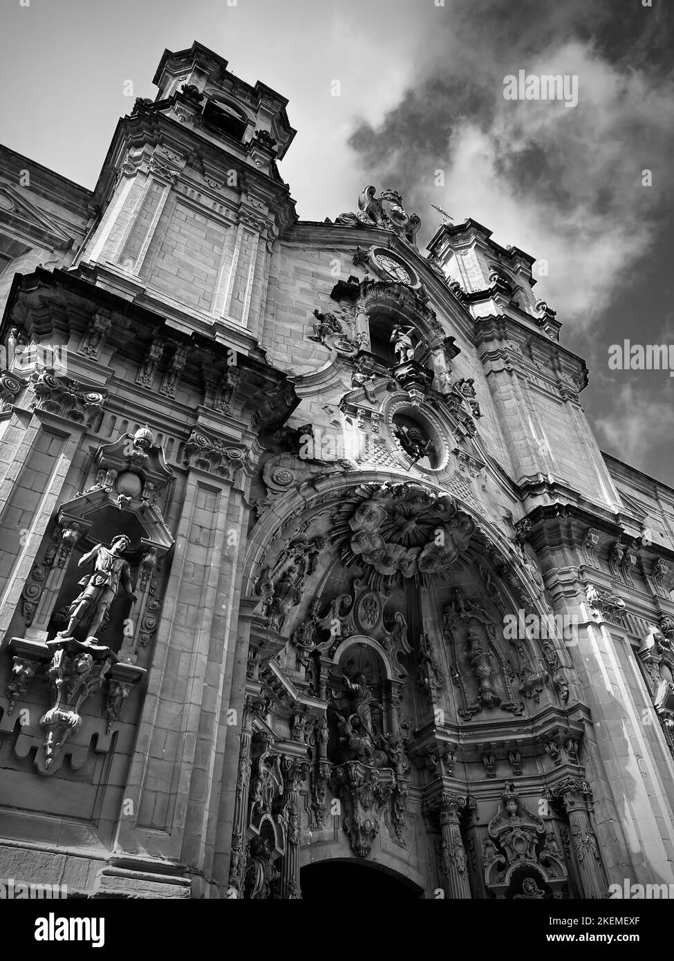 Cattedrale di san sebastián Foto e Immagini Stock in Bianco e Nero - Alamy