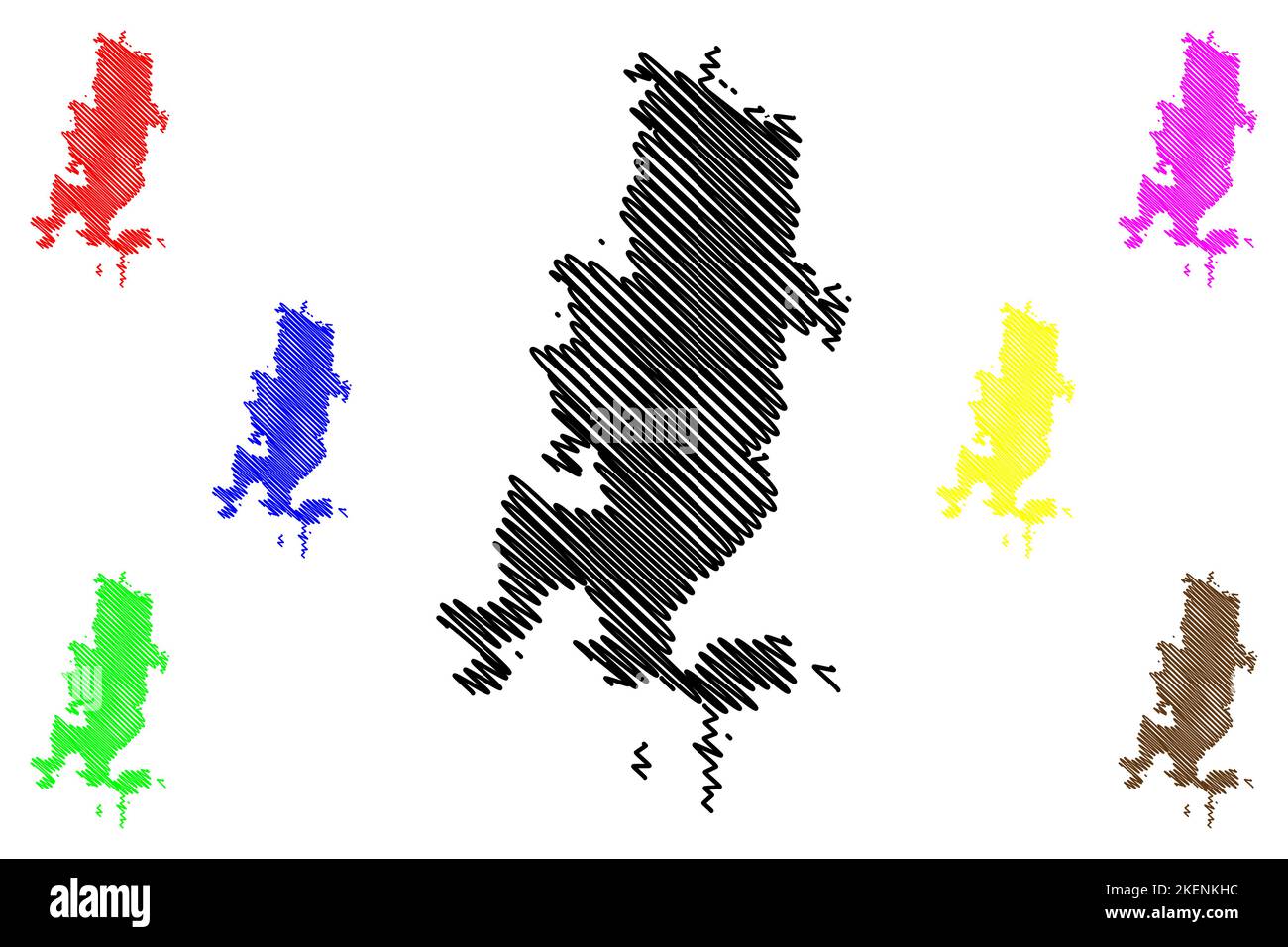 Isola di Caprera (Sardegna, Repubblica Italiana, Italia, arcipelago ...