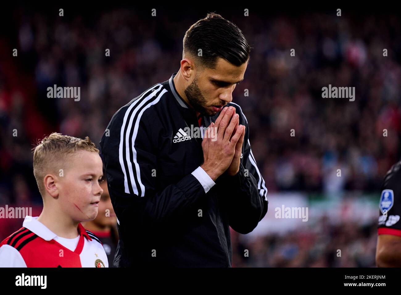 Rotterdam - David Hancko di Feyenoord durante la partita tra Feyenoord ...