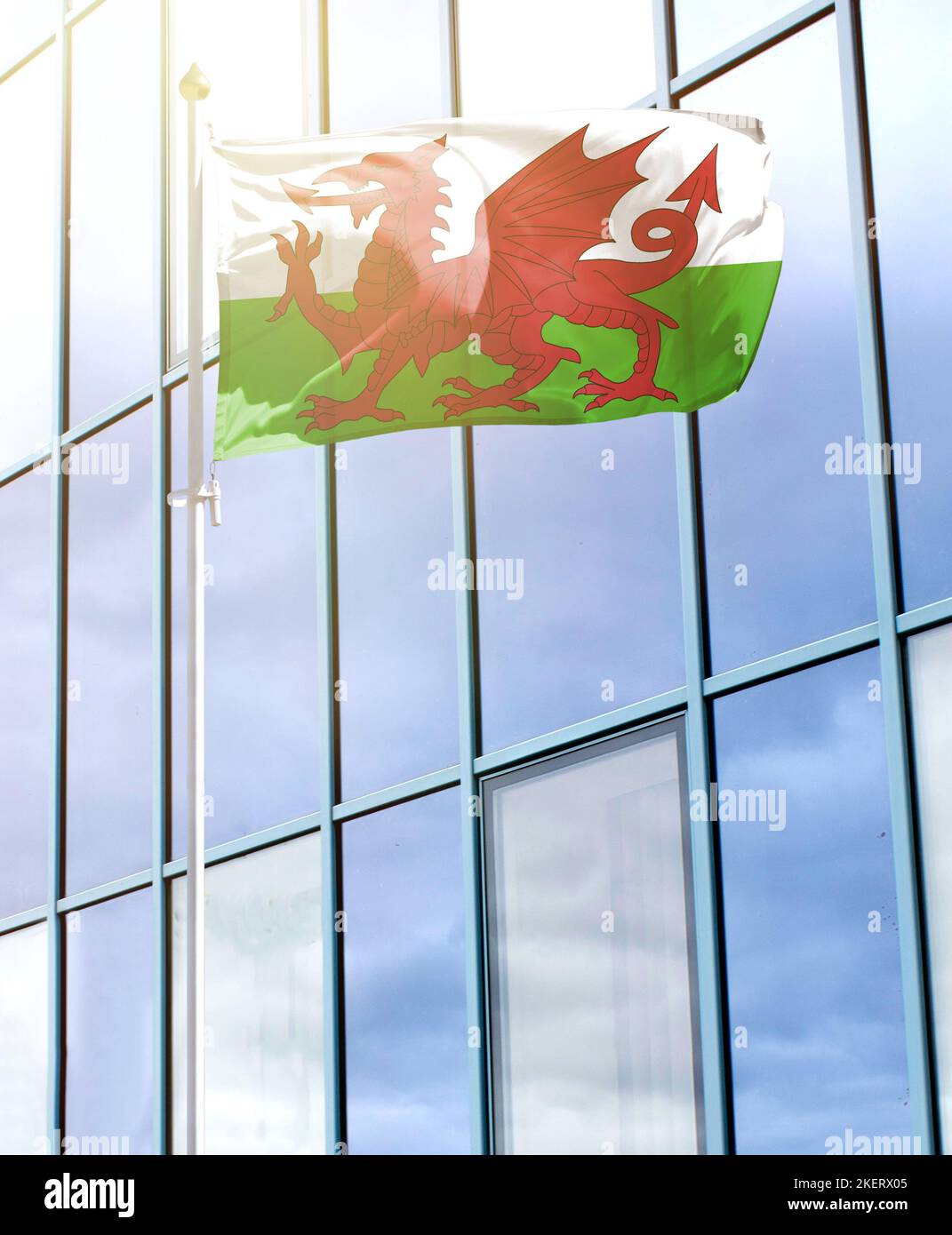 Bandiera gallese galles simbolo cymru simbolico immagini e fotografie ...