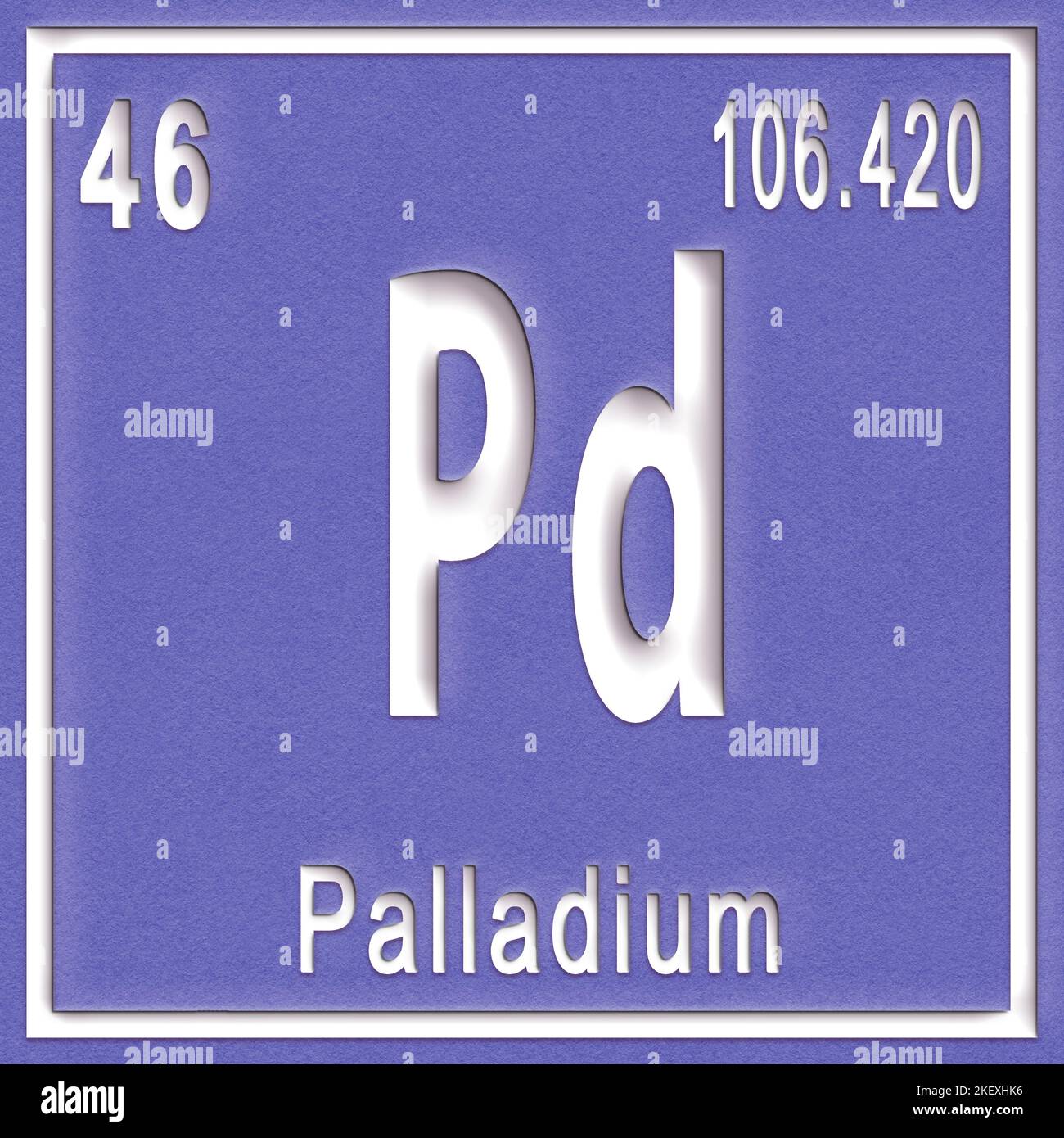 Palladio configurazione elettronica immagini e fotografie stock ad alta ...