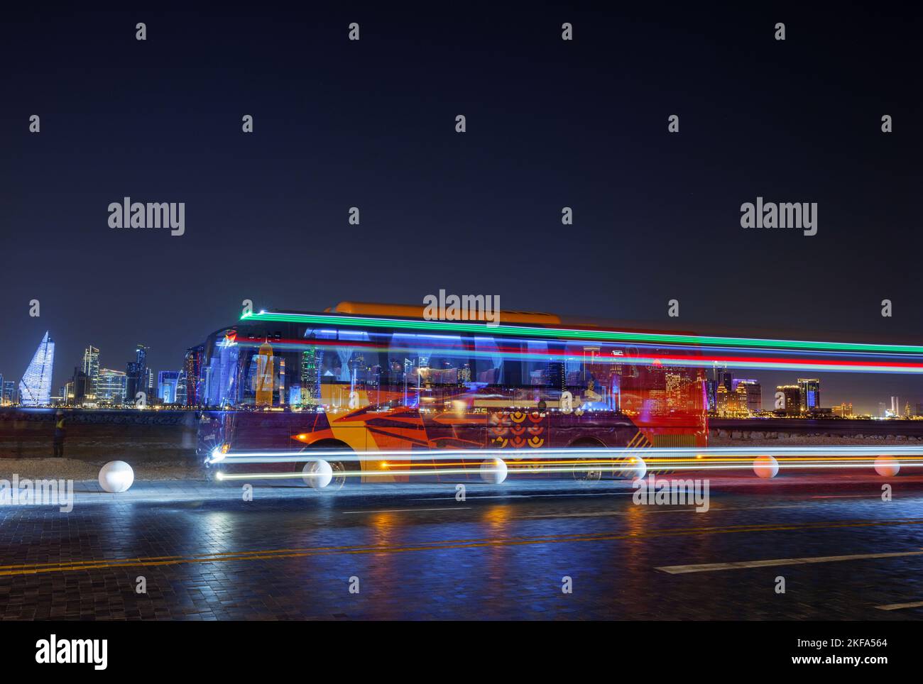 Coppa del mondo FIFA Qatar 2022 ospitato da Lusail City Lights in Qatar ...