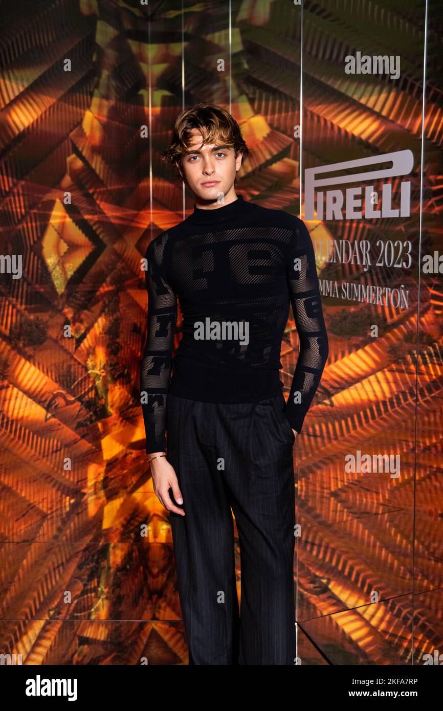 Milano, Italia, 16/11/2022, Ryan Prevedel Calendario Pirelli 2023 ...