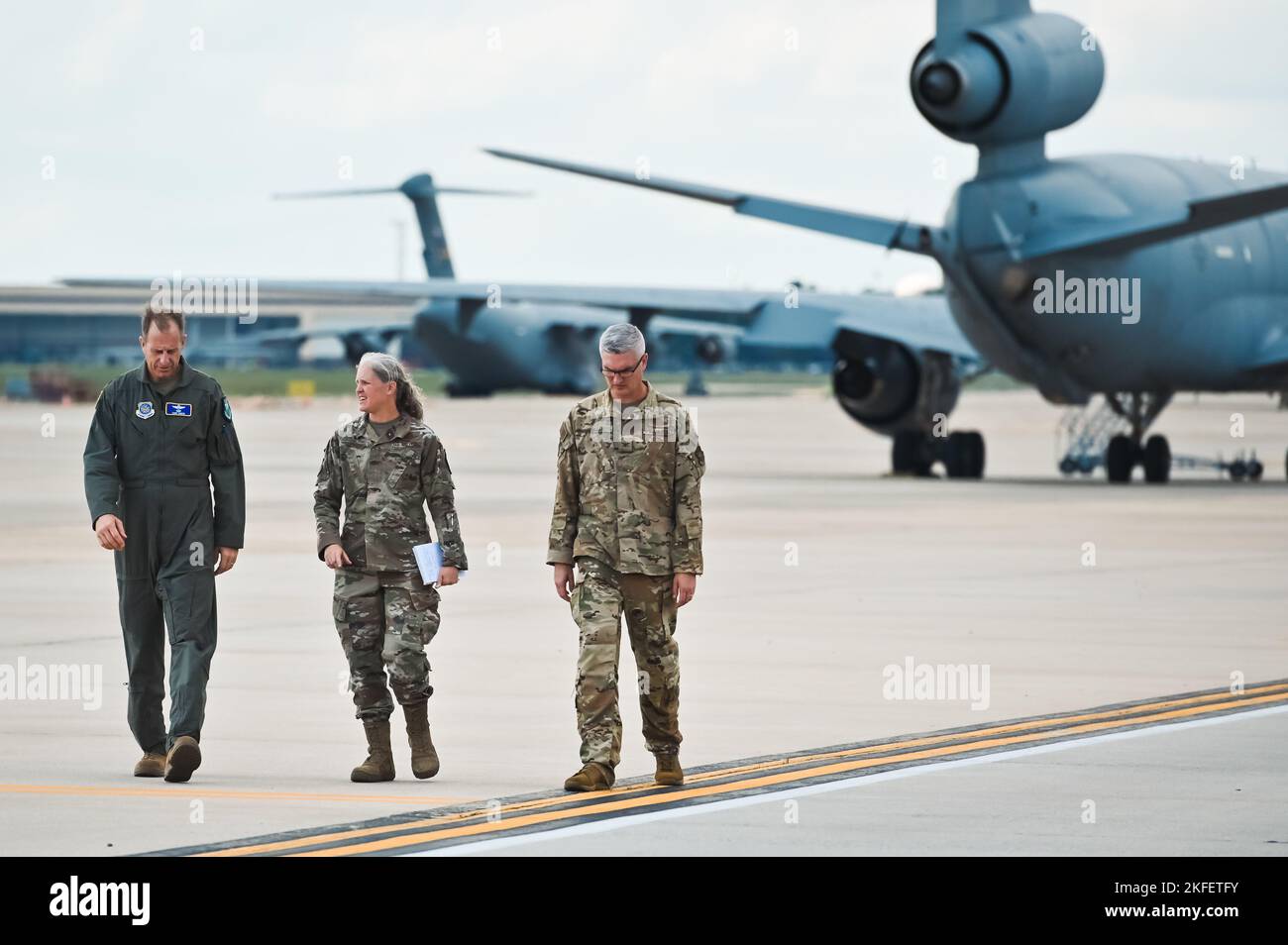 Il generale dell'aeronautica statunitense Corey Martin, comandante dell ...