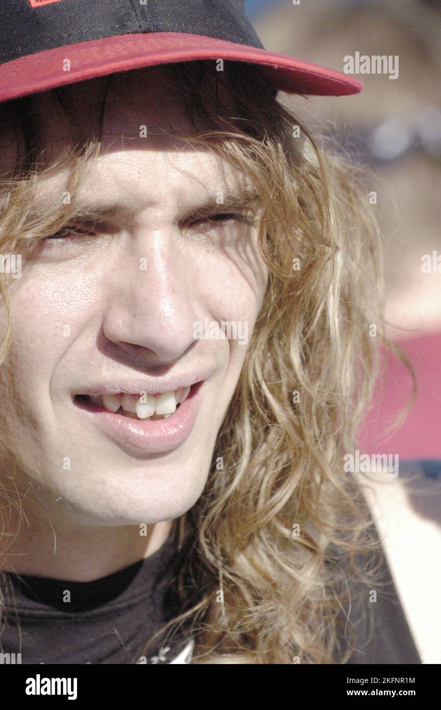 JUSTIN HAWKINS, THE DARKNESS, 2003: Justin Hawkins from the Darkness at ...