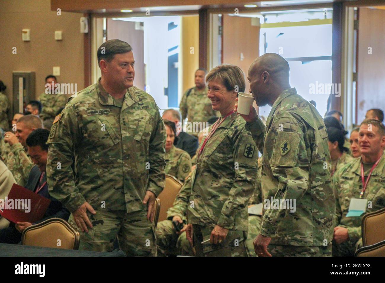 8th Army Commanding General (CG) Lt. Gen. Willard Burleson, U.S. Army ...