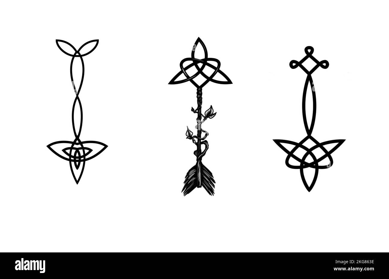 Celtic symbol line drawing immagini e fotografie stock ad alta ...