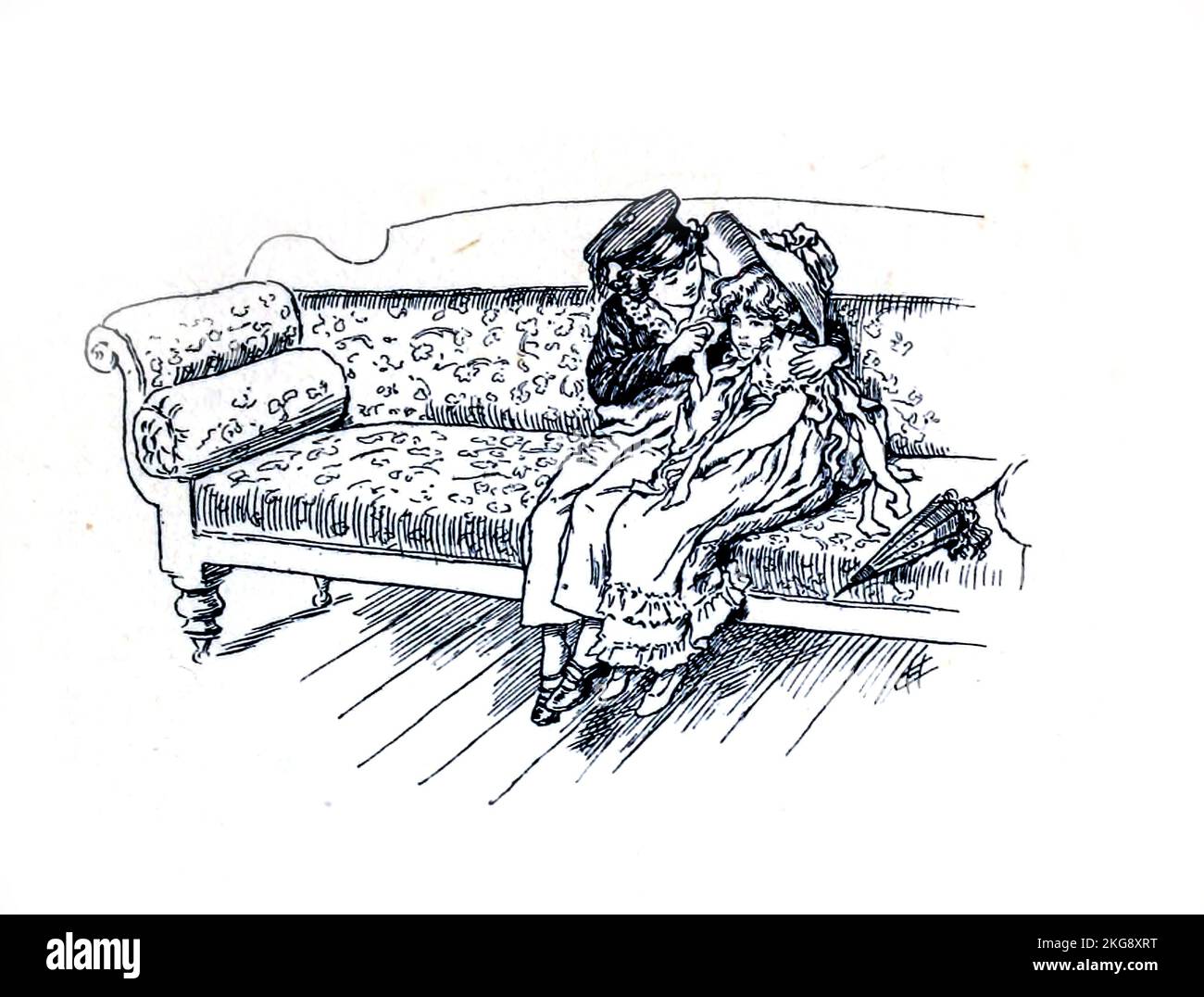 LA COPPIA DI RUNAWAY dal libro Dream Children di Dickens di Mary Angela ...