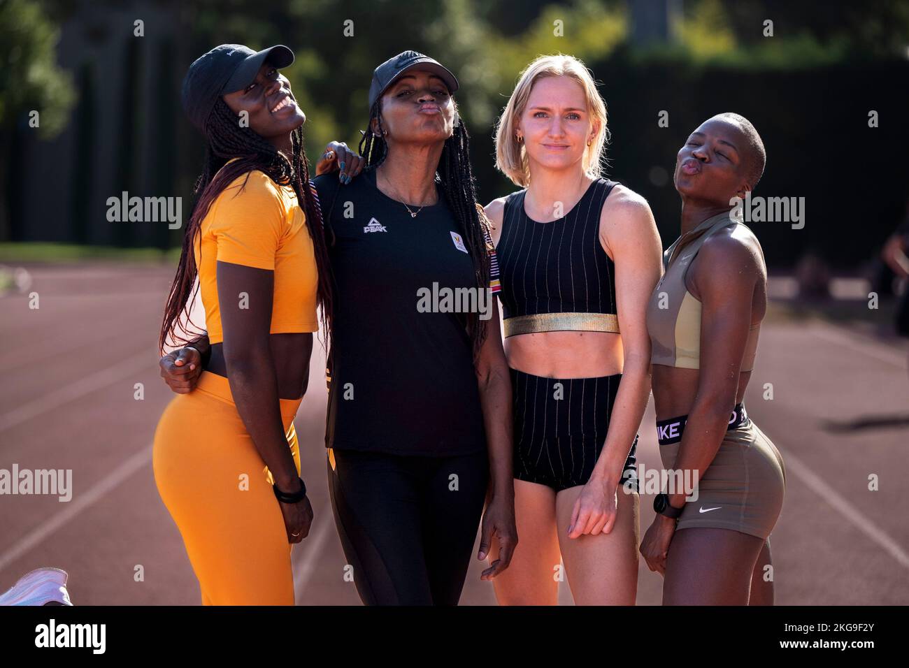 Belek, Turchia, 22/11/2022, Athlete Anne Zagre, allenatore di atletica ...