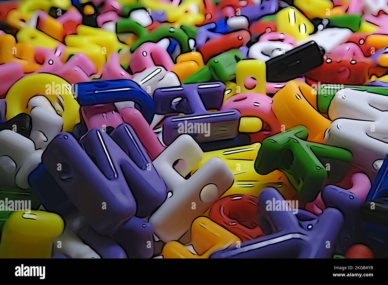 Lettere dell'alfabeto colorate immagini e fotografie stock ad alta ...