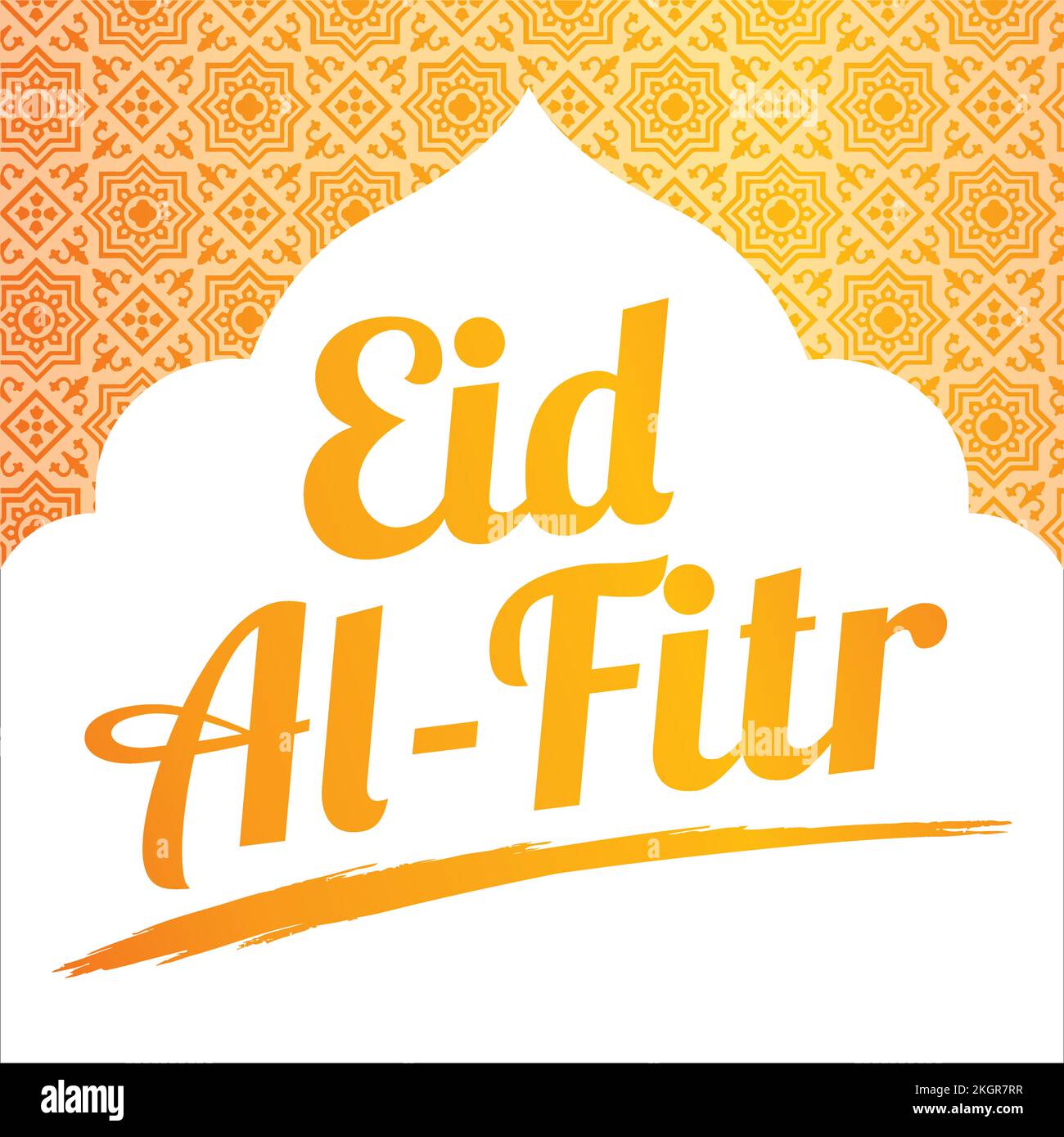 EID al-Fitr effetto testo dorato su sfondo bianco, Festival musulmano ...