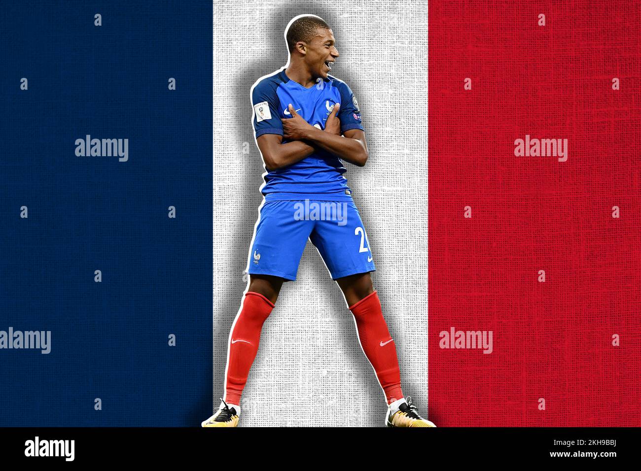 Kylian mbappe illustration immagini e fotografie stock ad alta ...