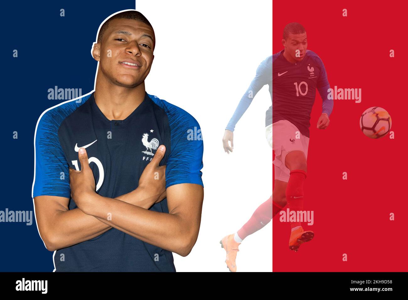 Kylian mbappe illustration immagini e fotografie stock ad alta ...