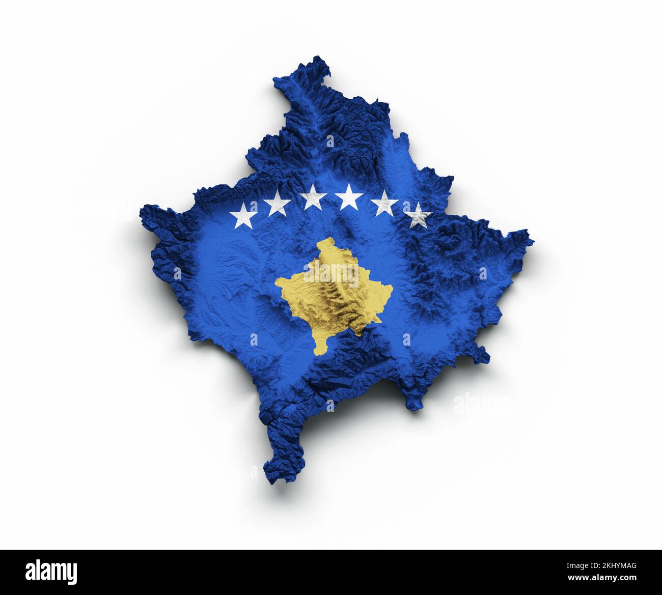 Mappa kosovo 3d immagini e fotografie stock ad alta risoluzione - Alamy