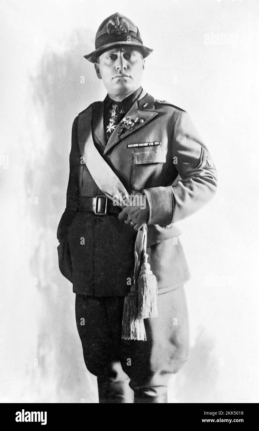 Fascism benito mussolini Foto e Immagini Stock in Bianco e Nero - Alamy