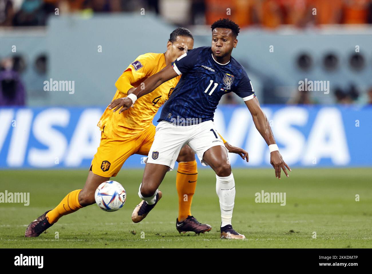 AL-RAYYAN - (LR) durante la Coppa del mondo FIFA Qatar 2022 gruppo Una ...