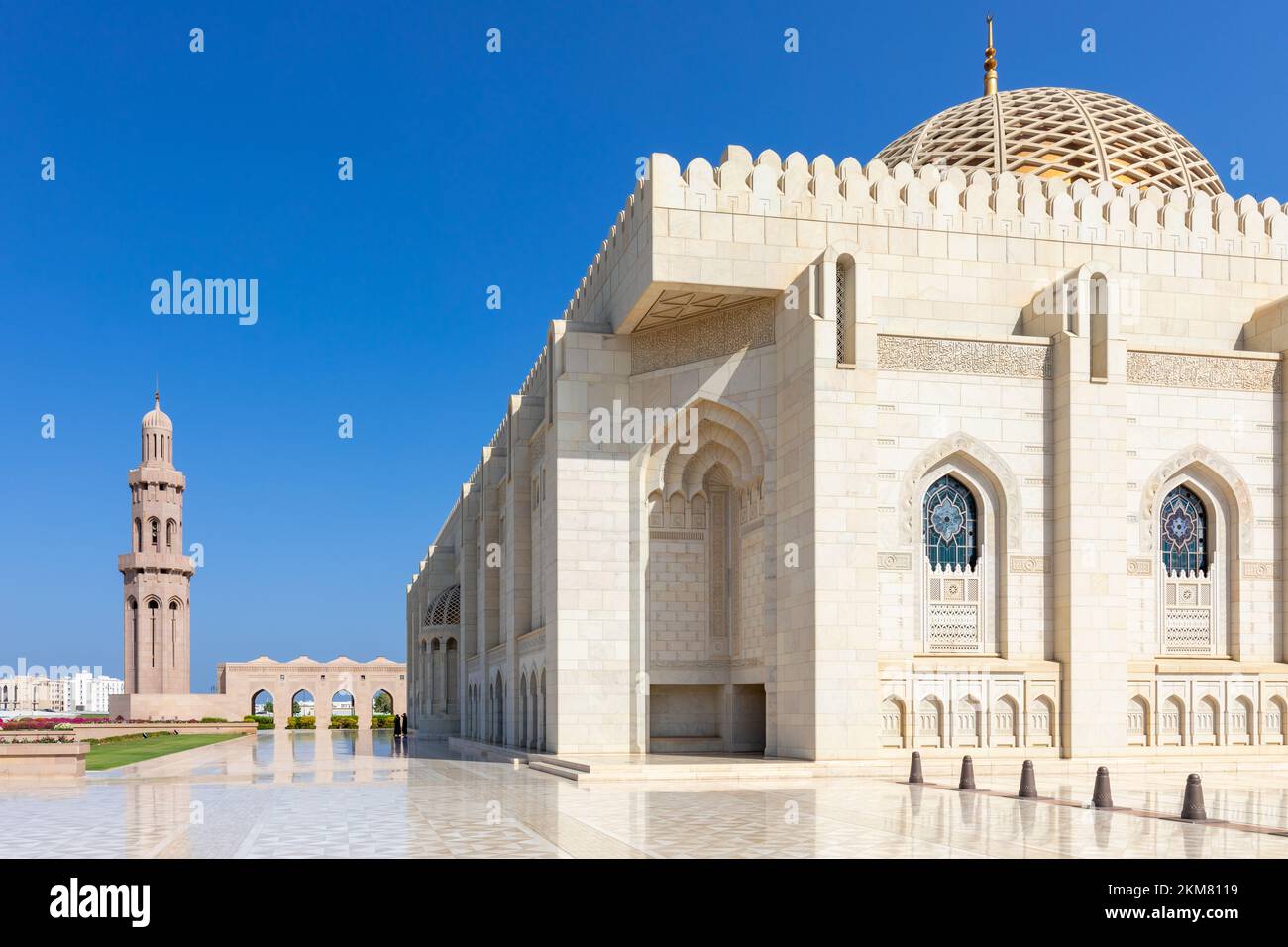 MUSCAT, OMAN - 15 NOVEMBRE 2022: Grande moschea del Sultano Qaboos ...
