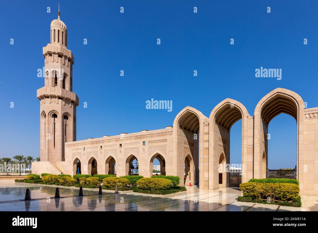 MUSCAT, OMAN - 15 NOVEMBRE 2022: Grande moschea del Sultano Qaboos ...