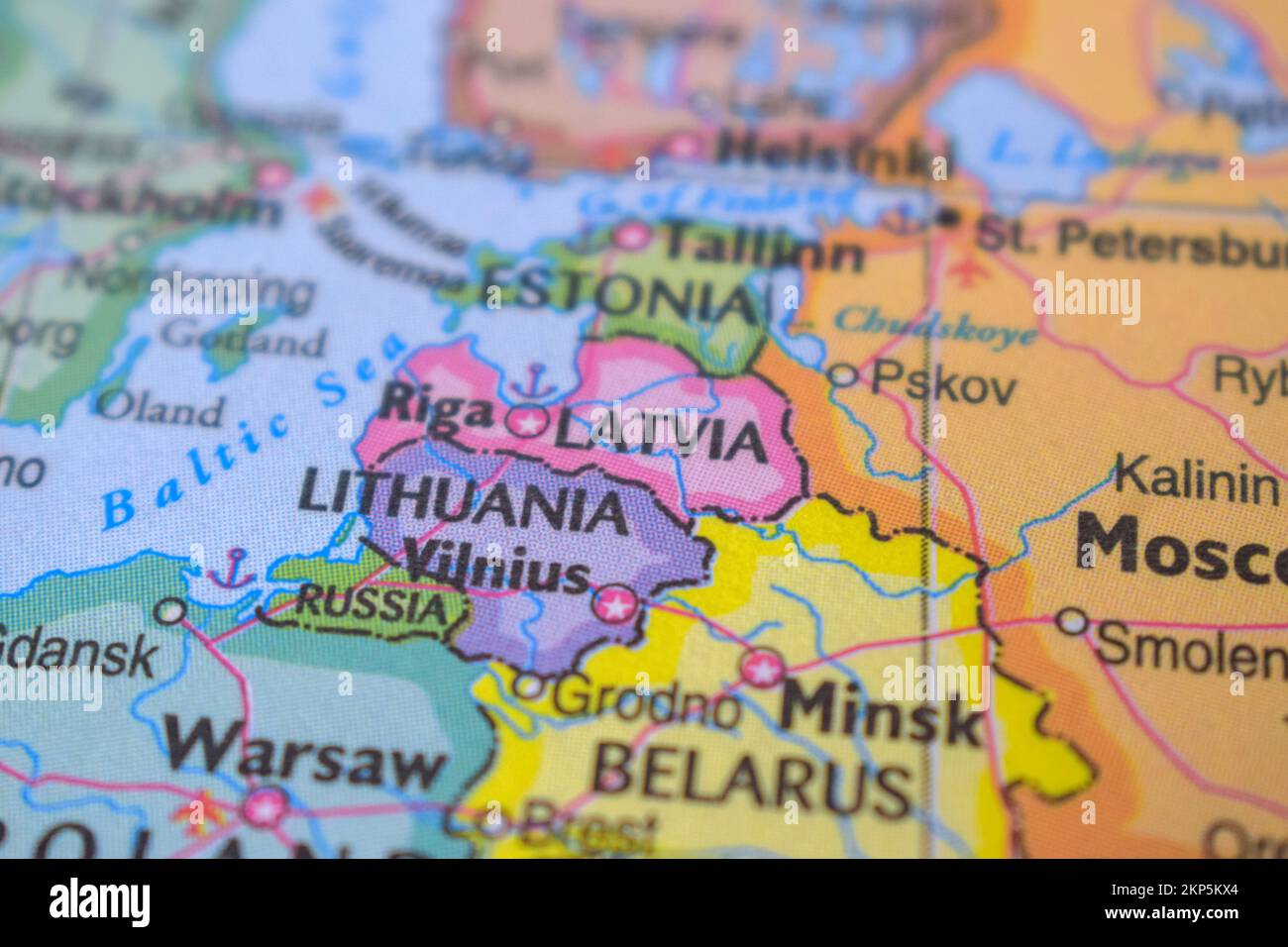Carta geografica lettonia immagini e fotografie stock ad alta ...