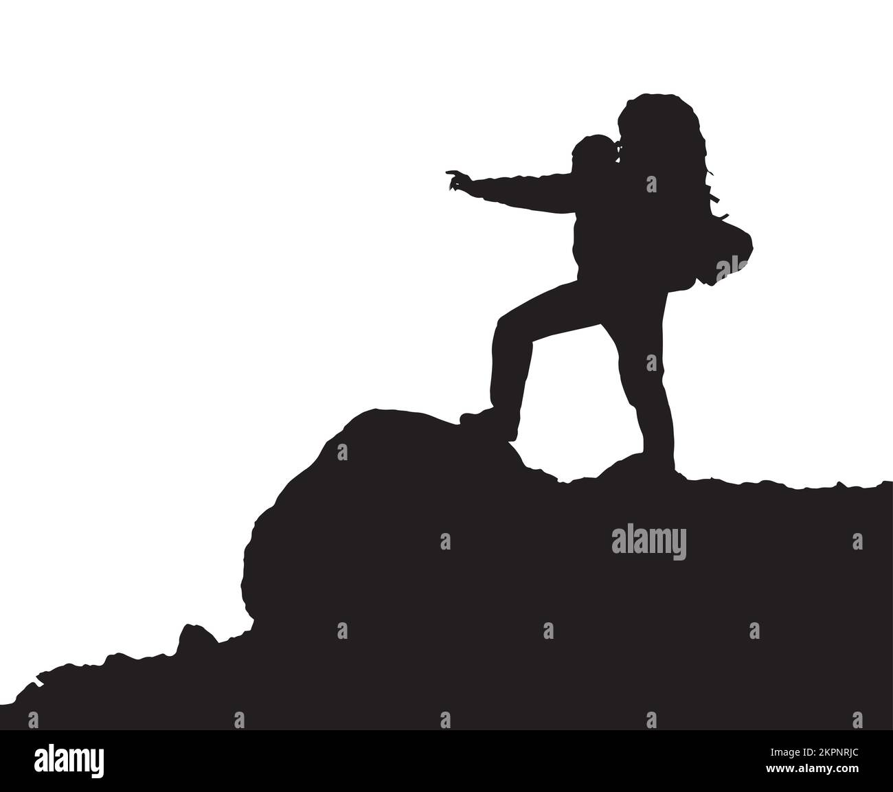 Sagoma di escursionista immagini e fotografie stock ad alta risoluzione ...