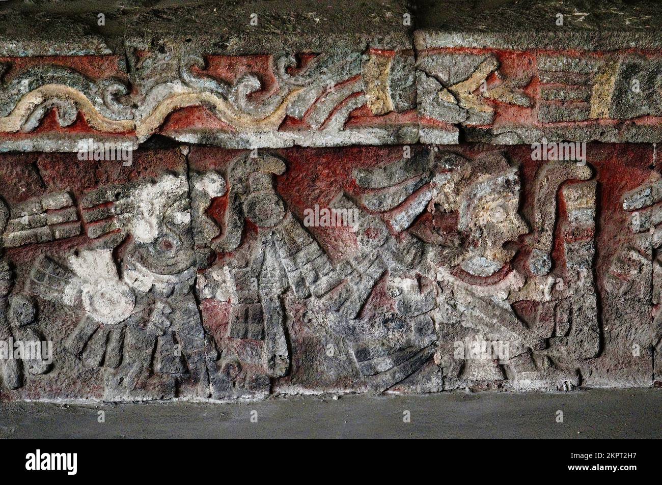 Città del Messico (Messico) le rovine della casa azteca delle aquile ...