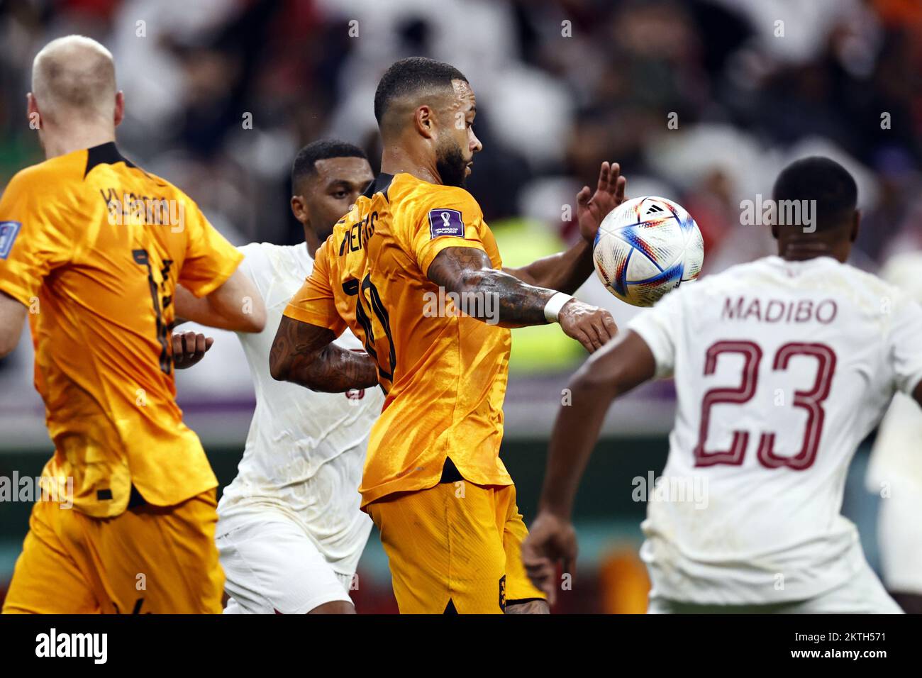 AL KHOR - Memphis Depay of Holland durante la Coppa del mondo FIFA ...