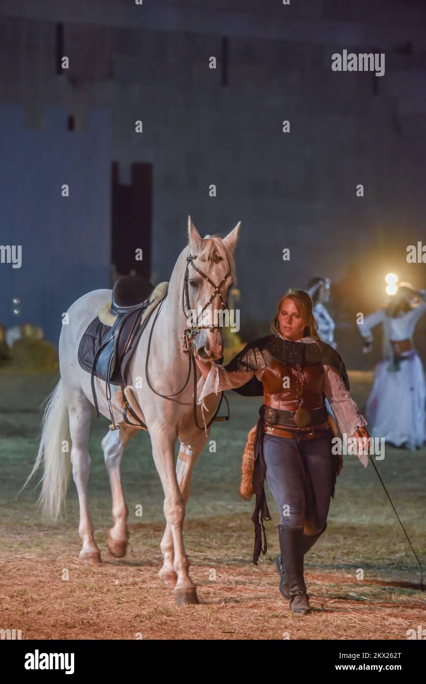 19.08.2017., Vrana,Croazia - Days of Knights Festival is started.This ...