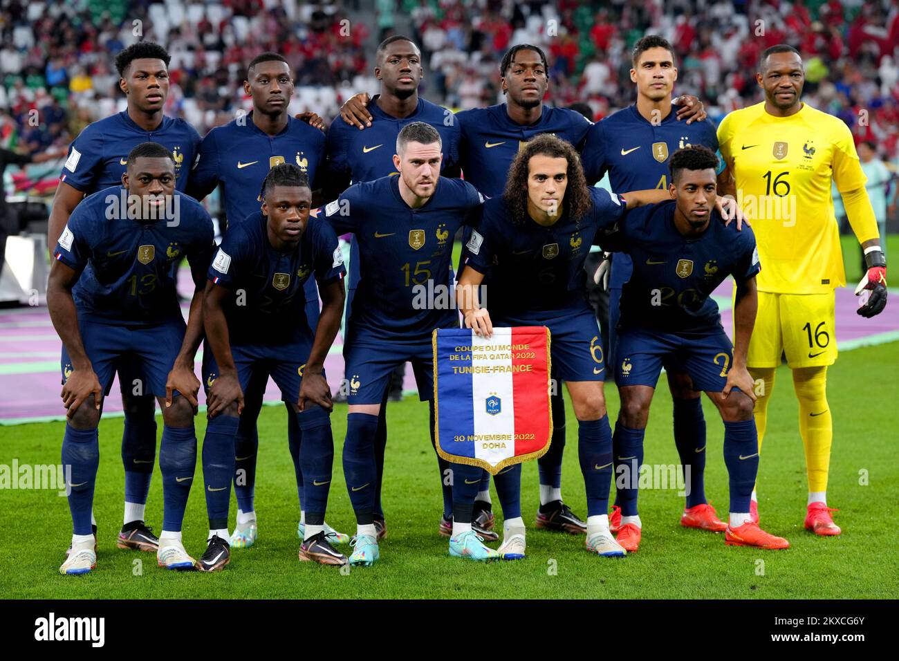 Aurelien Tchouameni (in alto a sinistra), Randal Kolo Muani, Ibrahima ...