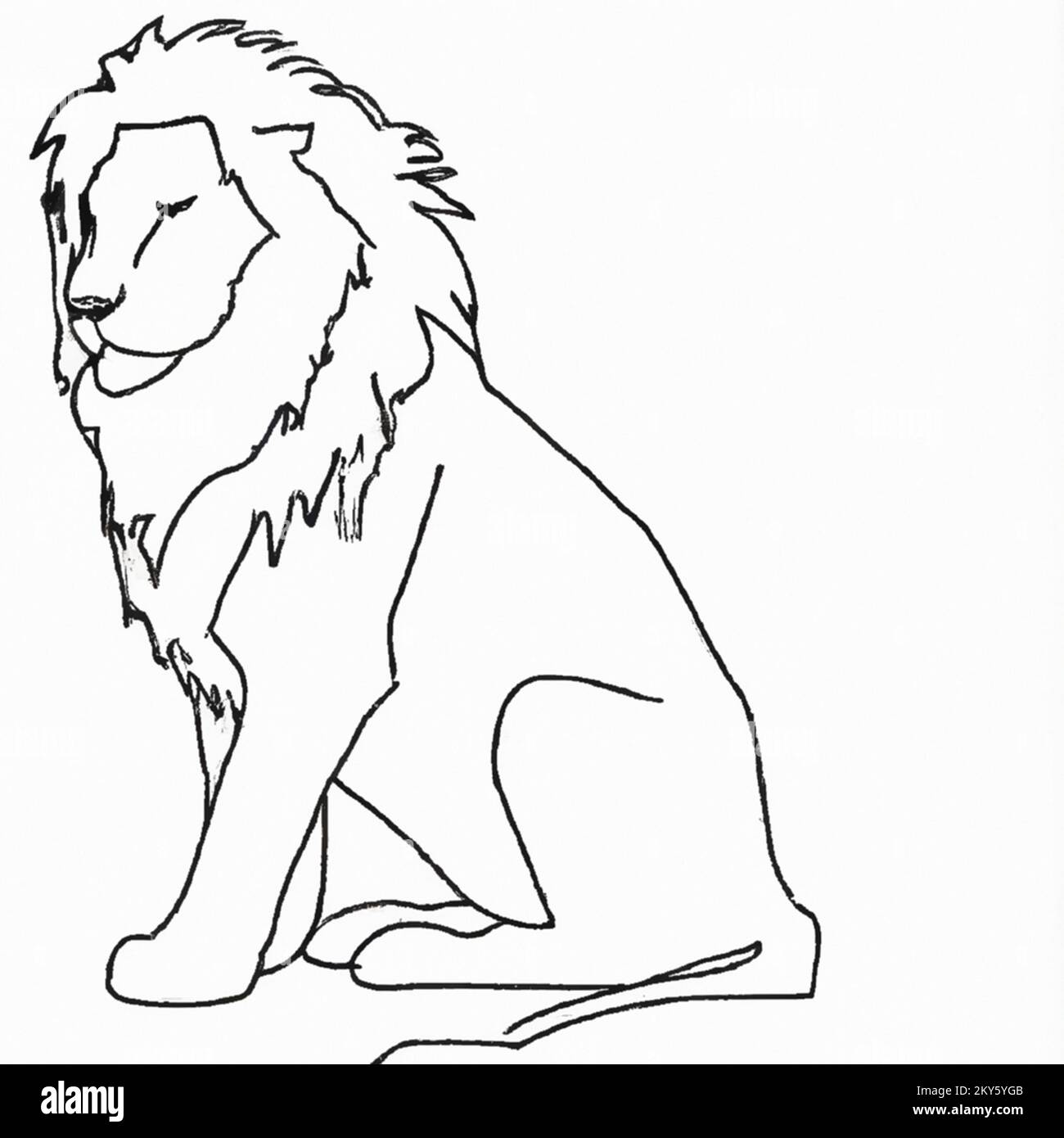 Disegni Da Colorare Leone Per Bambini