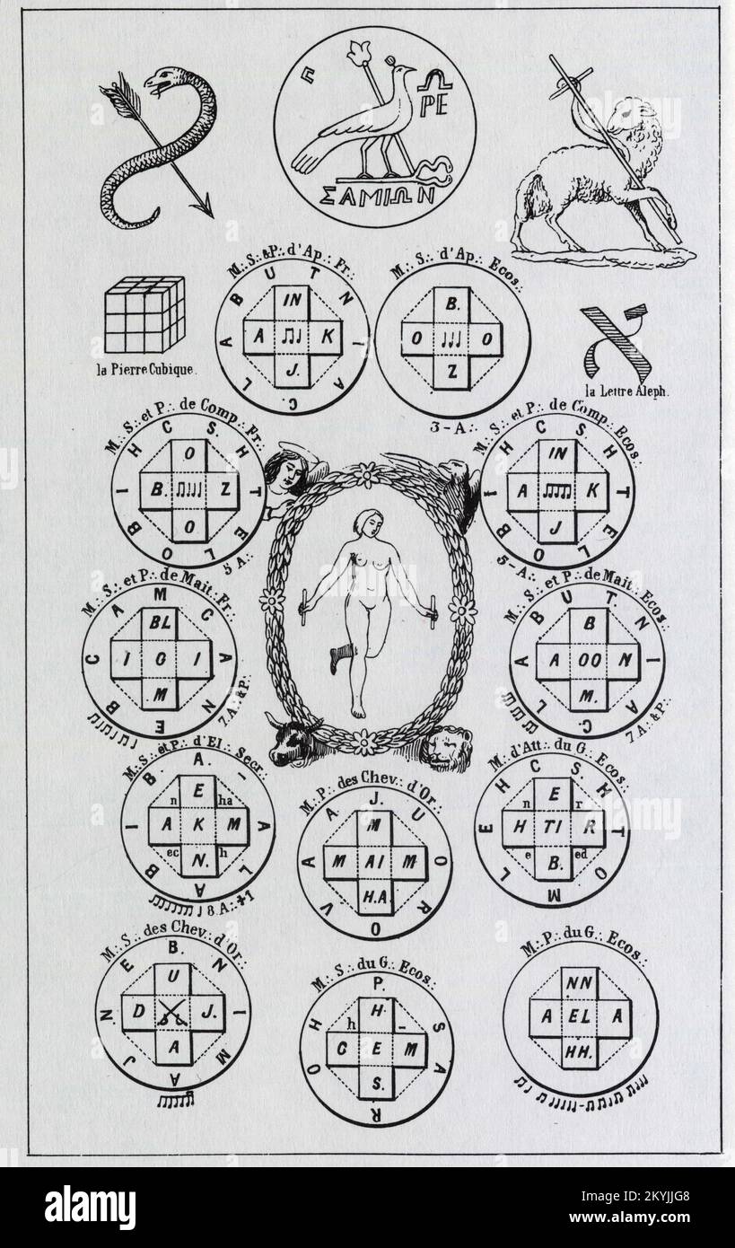 Le Sceau de Cagliostro,le Sceau de la Junon Samienne,le Sceau ...