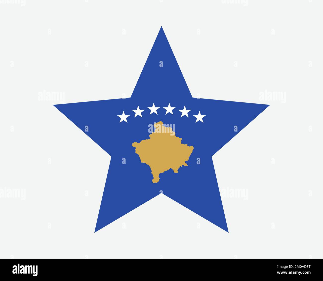 Bandiera kosovar Immagini Vettoriali Stock - Alamy