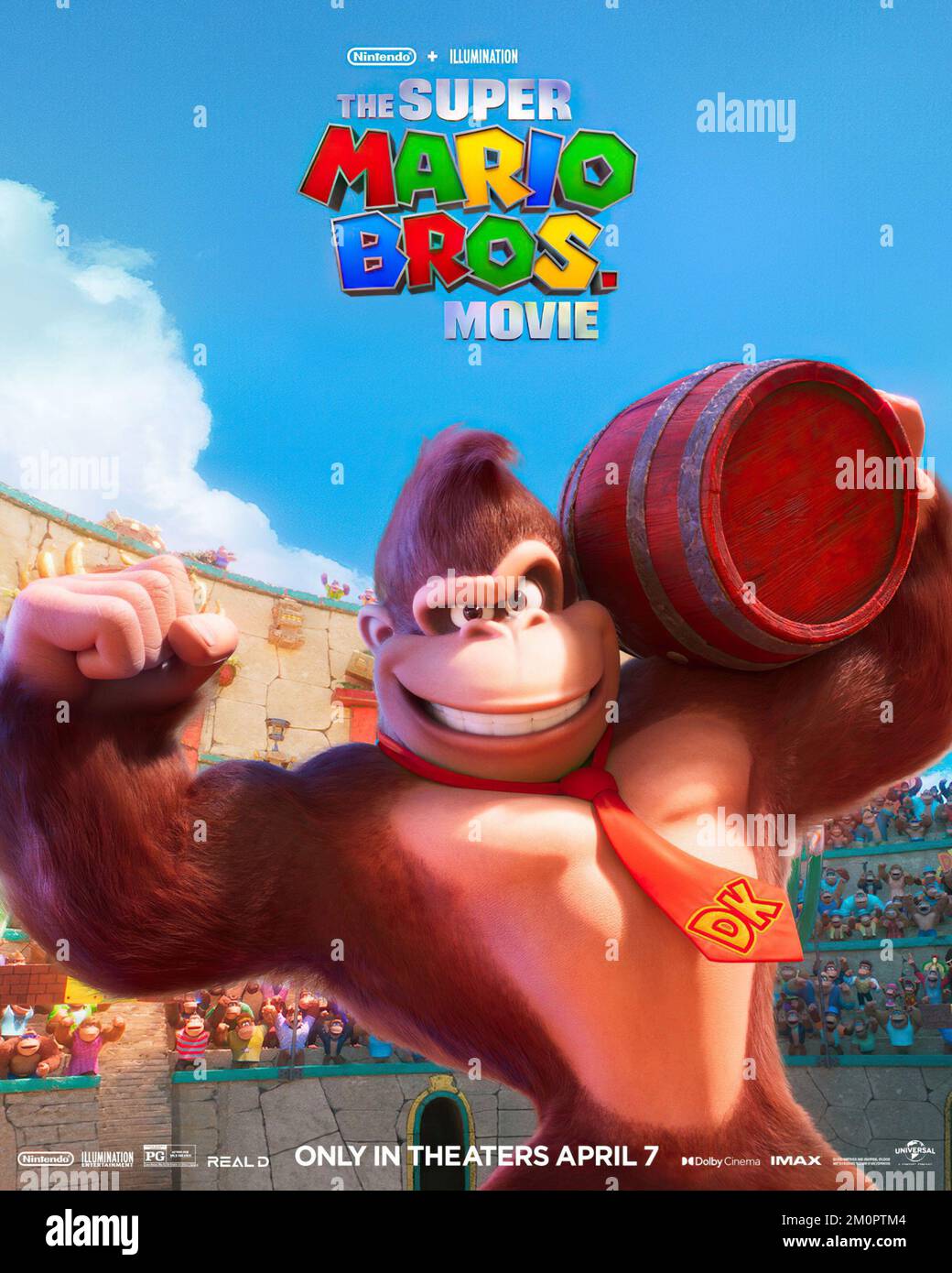 IL SUPER MARIO BROS. FILM, poster del personaggio statunitense, Donkey ...