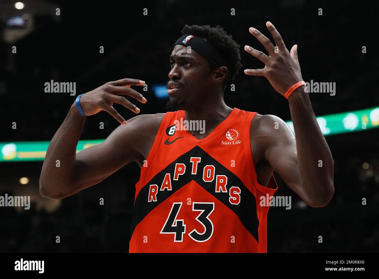Toronto, Canada, 7 dicembre 2022. Pascal Siakam di Toronto Raptors è ...