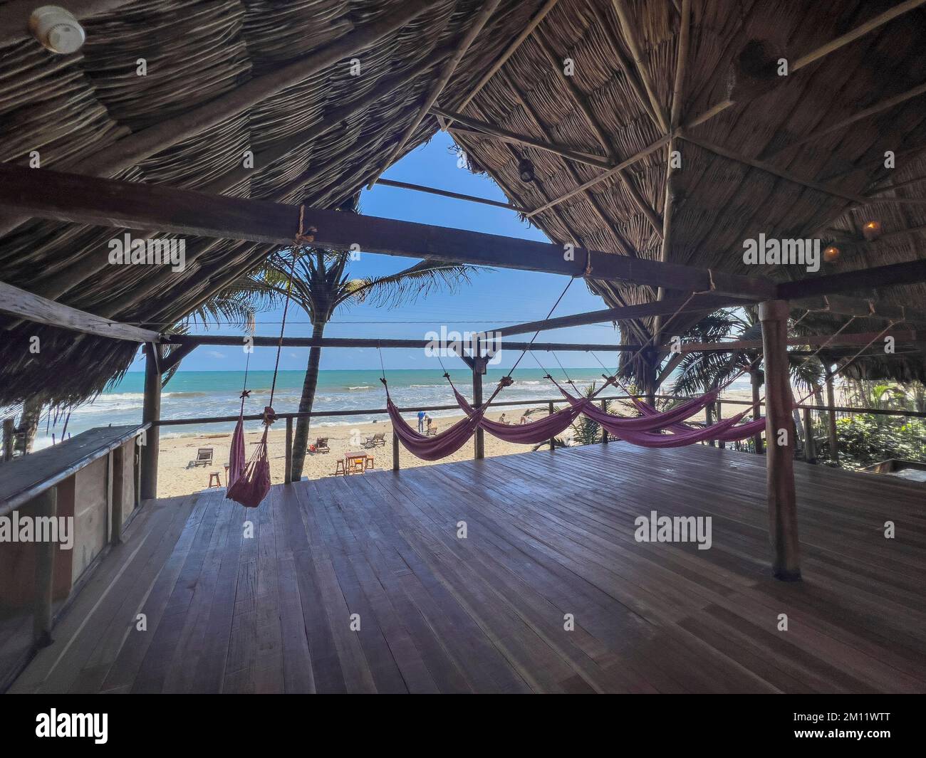 Amache all'ostello sulla spiaggia di costao immagini e fotografie stock ...