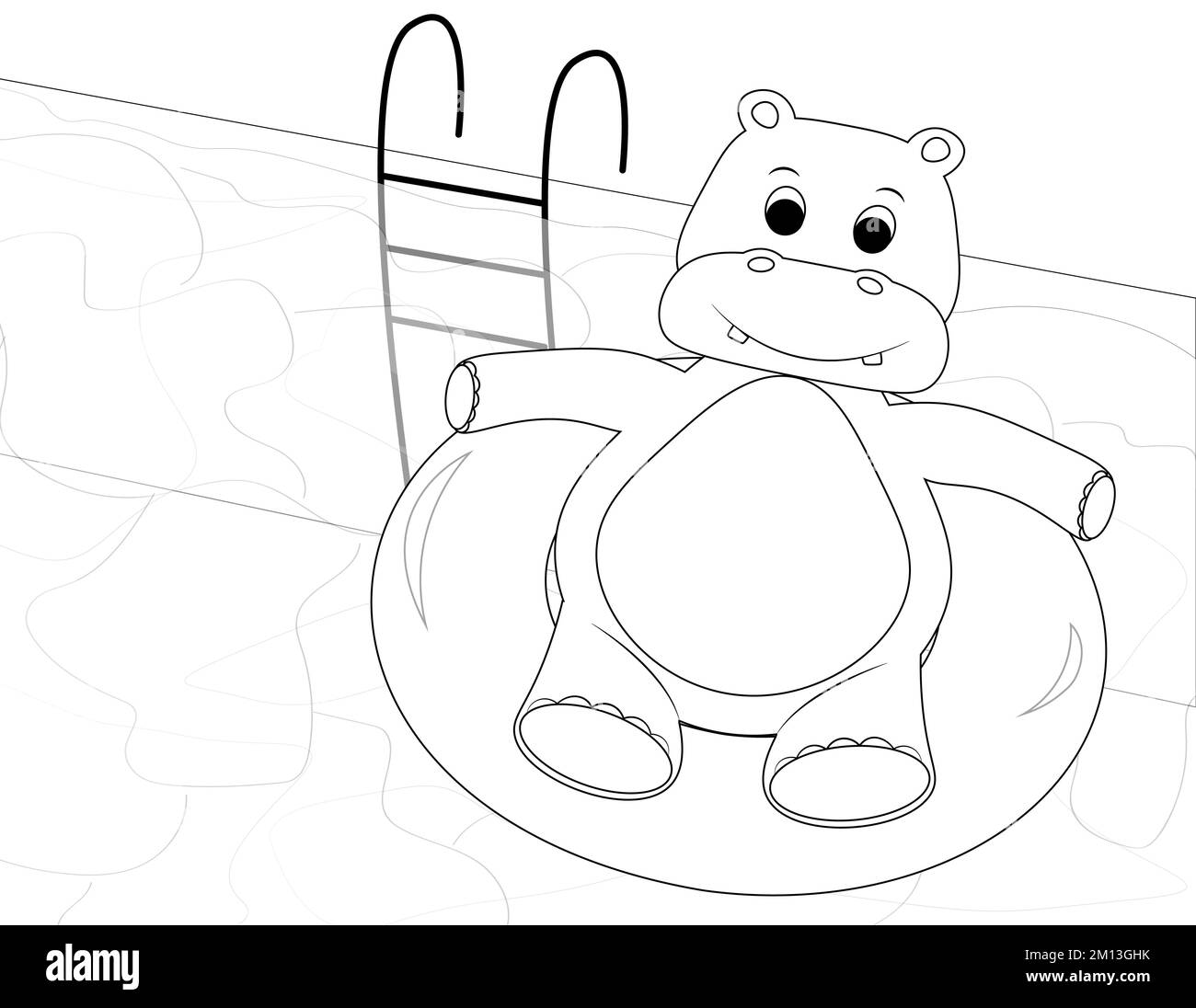 Pagine da colorare di cartoni animati stampabili Foto e Immagini Stock ...