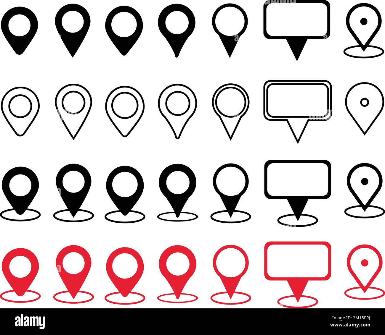 Simbolo della mappa della posizione immagini e fotografie stock ad alta ...