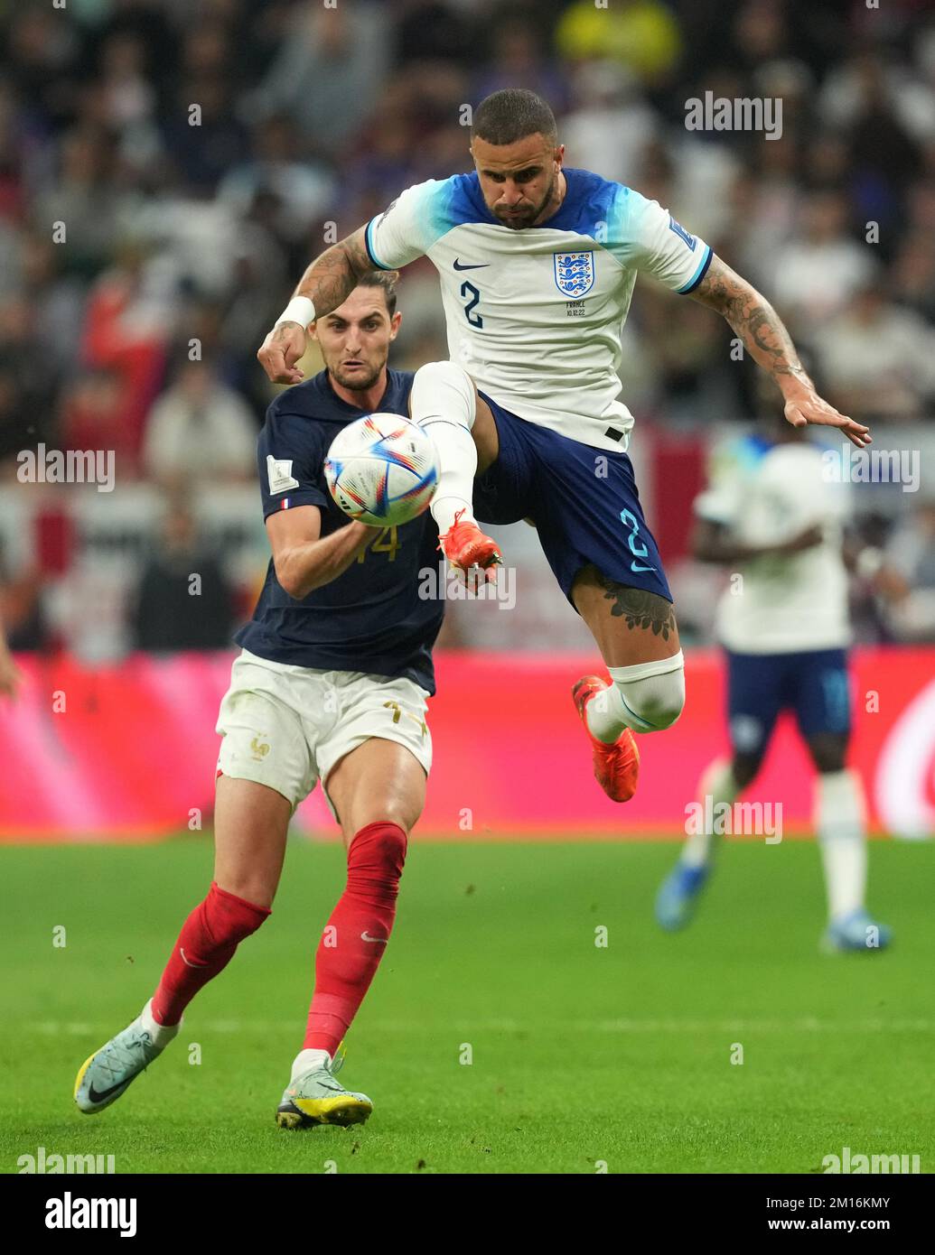 Adrien Rabiot (a sinistra) in Francia e Kyle Walker in Inghilterra ...