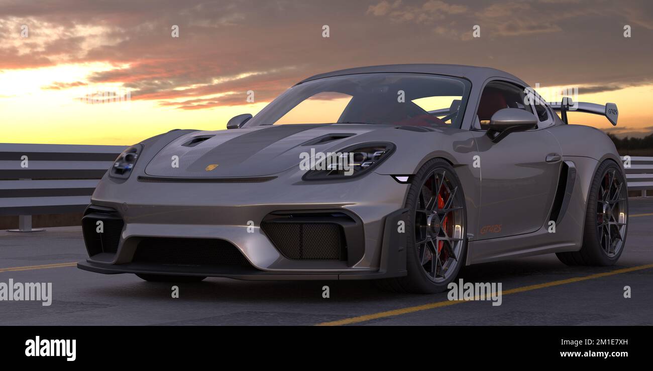 Porsche gt4 718 cayman immagini e fotografie stock ad alta risoluzione ...