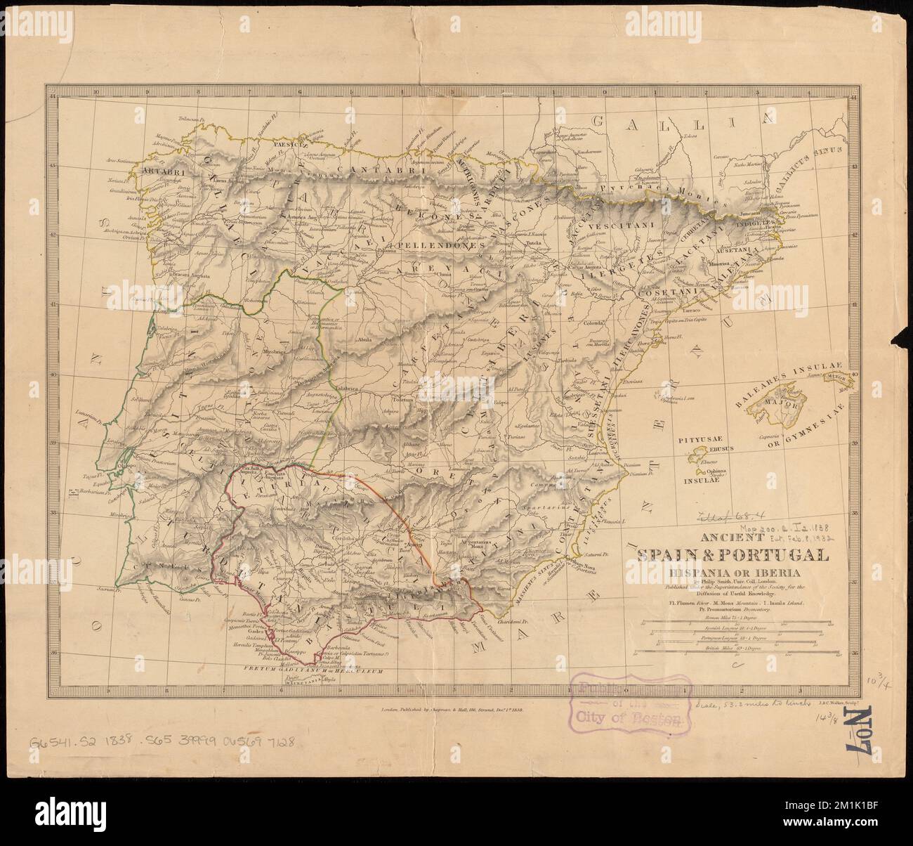 Spagna antica e Portogallo : Hispania o Iberia , Geografia, Antica ...