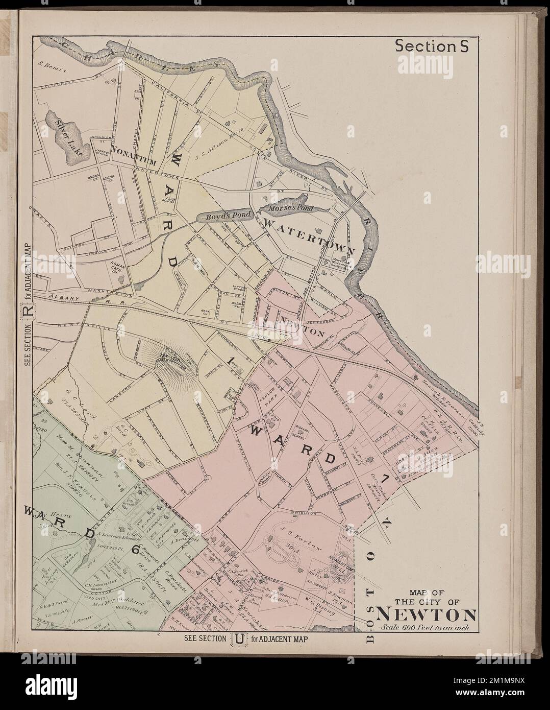 Atlante della città di Newton, Massachusetts. Sezione S , Proprietà ...