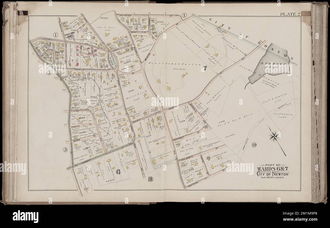 Atlante della città di Newton, Massachusetts : dalle indagini e dai ...