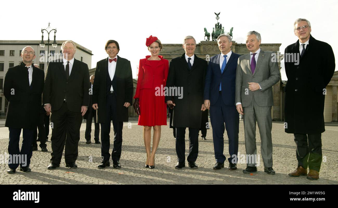 20140217 - BERLINO, GERMANIA: Il Presidente del Ministro Vallone Rudy ...
