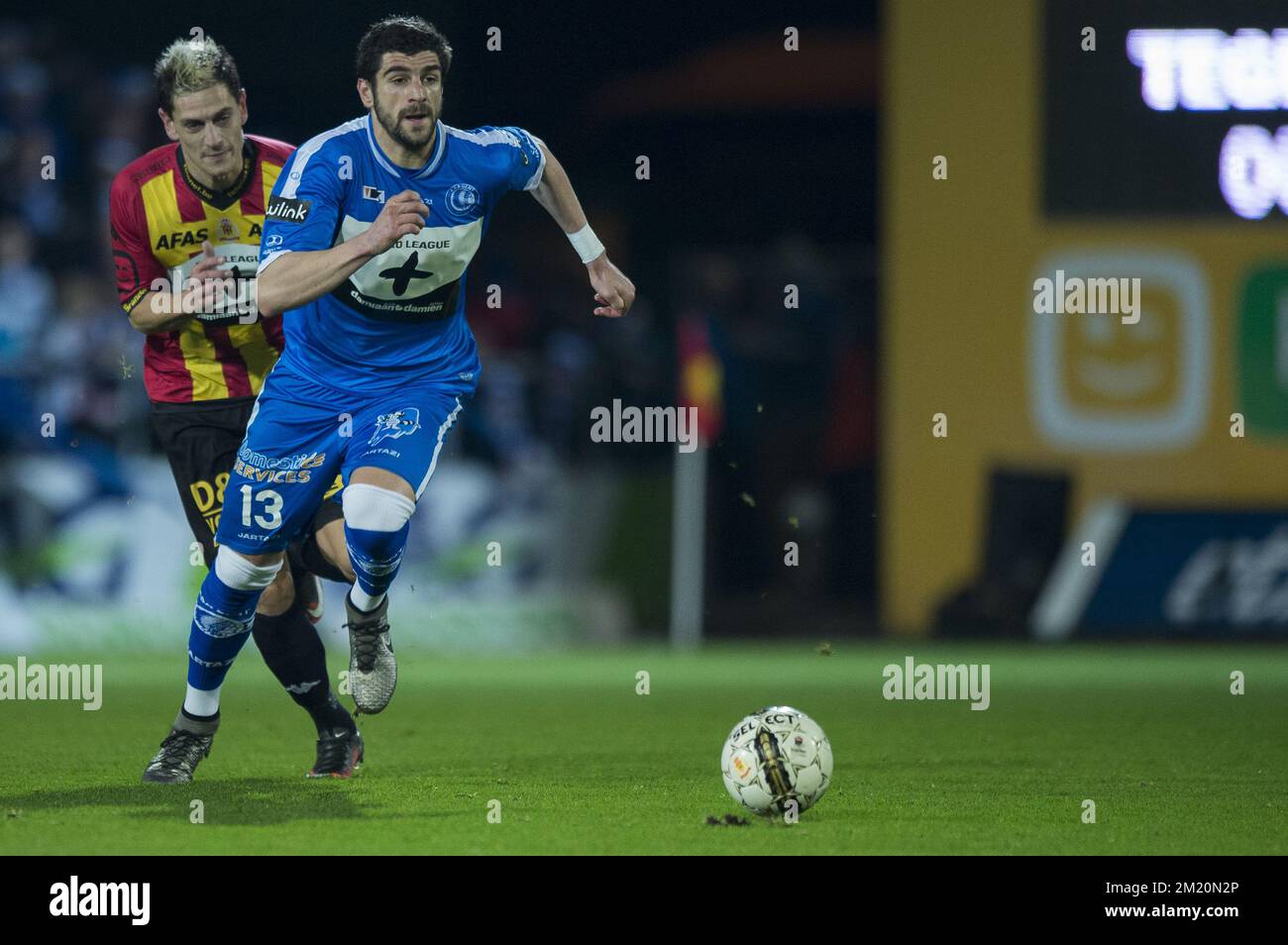20151226 - MECHELEN, BELGIO: Nicolas Verdier di Mechelen e Stefan ...