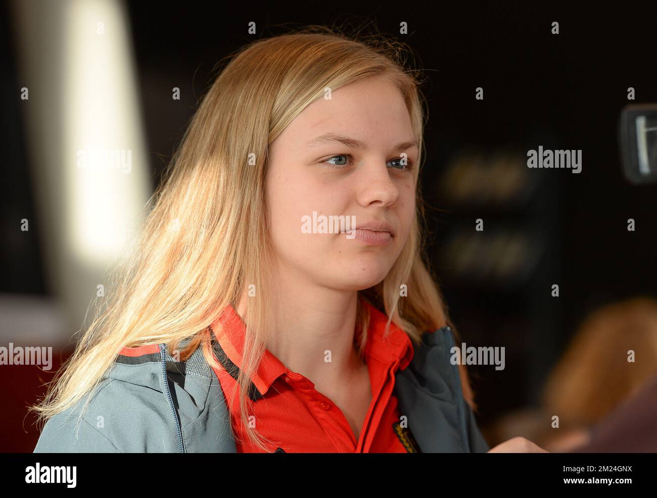 Sarah Wijnants del Belgio ha illustrato nel corso di una conferenza ...