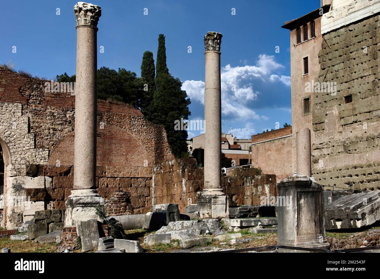 Il foro romano, che rappresentava il centro politico, giuridico ...